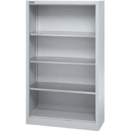 Sch&auml;fer Shop Sch&auml;fer Shop Select Regalschrank MS, 4 OH, B 950 x T 400 x H 1584 mm, Stahlblech, Wei&szlig;aluminium