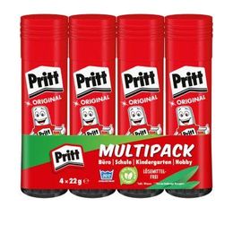 Klebestift Pritt, 4-er Pack, 22 g pro Stift