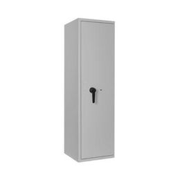Tresor Lyra 12, Klasse 0 nach EN 1143-1, 125 l, T&uuml;ranschlag rechts, Doppelbartschloss, 3 Fachb&ouml;den, B 400 x T 420 x H 1400 mm, lichtgrau RAL 7035