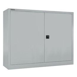 Sch&auml;fer Shop Sch&auml;fer Shop Select Fl&uuml;gelt&uuml;renschrank MS iCONOMY, Stahl, 3 Ordnerh&ouml;hen, B 1200 x T 400 x H 1215 mm, wei&szlig;aluminium RAL 9006