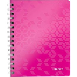 Leitz Notizbuch WOW 4639, DIN A5, liniert, pink