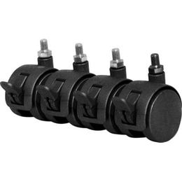 Kerkmann Rollenset f&uuml;r Reihengarderoben Montana, 4 St&uuml;ck