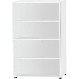 Sch&auml;fer Shop Sch&auml;fer Shop Select Regal, B 800 x T 420 x H 1514 mm, 4 OH & 3 Fachb&ouml;den, wei&szlig;