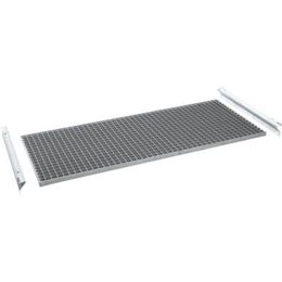 Sch&auml;fer Shop Sch&auml;fer Shop Genius Gitterrostboden FS, Stahl, B 993 x T 492 x H 30 mm, Zink, bis 80 kg