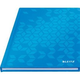 Notizbuch Leitz WOW, DIN A5, 80 karierte Blatt, Hardcover-Einband, FSC&reg;-zertifiziert, blau