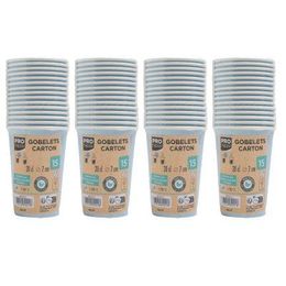 Pappbecher ProNappe, Inhalt 0,2 l, besonders stabil, ohne Kunststoffzus&auml;tze, &Oslash; 75 x H 175 mm, recycelbarer FSC&reg;-Karton, himmelblau, 60 St&uuml;ck