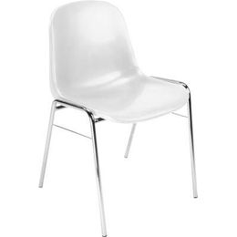 Nowy Styl Formschalenstuhl Beta, stapelbar, desinfektionsmittelbest&auml;ndig, Sitzh&ouml;he 460 mm, wei&szlig;