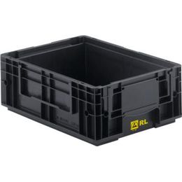Sch&auml;fer Shop Kleinladungstr&auml;ger RL-KLT 4047 ESD, Kunststoff, B 400 x T 300 mm, bis 20 kg, schwarz ableitend