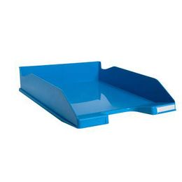 Briefablage Exacompta BEE BLUE Combo-Midi, f&uuml;r Dokumente im Format A4+, stapelbar, Etikettenhalter, Kunststoff, blaugr&uuml;n, 6 St&uuml;ck