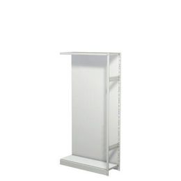 Kerkmann Leerregal PROGRESS 500 T, Anbaufeld, mit R&uuml;ckwand, H 1900 x B 960 x T 340 mm