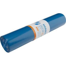 Deiss PREMIUM PLUS&reg; Abfalls&auml;cke, Recycling-LDPE, rei&szlig;fest, B 700 x H 1100 mm, 120 liter, 31 &micro;m, blau, 250 St&uuml;ck