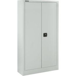 Sch&auml;fer Shop Sch&auml;fer Shop Select Materialschrank MSI 16408 , B 800 x T 400 x H 1585 mm, 3 B&ouml;den, Stahl, lichtgrau RAL 7035