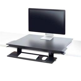 Ergotron&reg; WorkFit TX Schreibtischerh&ouml;hung, h&ouml;henverstellbare Monitorablage/Arbeitsfl&auml;che & h&ouml;henverstellbare Tastaturablage, bis 18,2 kg, schwarz