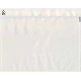 Dokumententasche/Lieferscheintasche SecurePack Premium, C5, ohne Aufdruck, selbstklebend, wasserfest, LDPE & Kraftpapier, transparent, 500 St&uuml;ck