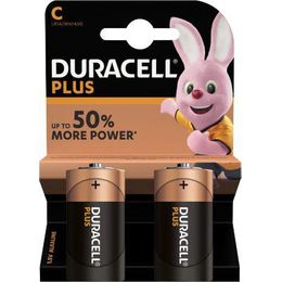 Duracell Plus Batterie, Baby C 1,5 V, 2 St&uuml;ck