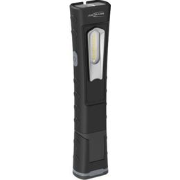 LED-Werkstattleuchte Ansmann WL1000R, 1000 lm (Hauptleuchte), 180 lm (Knopfleuchte), bis zu 46 h, B 57,5 &times; T 37,5 &times; H 256 mm, Kunststoff, schwarz