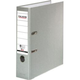 Falken Recycolor Ordner, DIN A4, R&uuml;ckenbreite 80 mm, grau