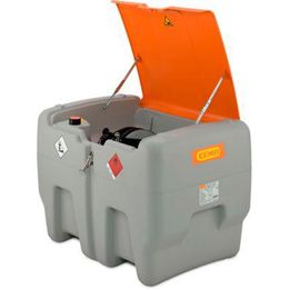 Mobile Tankstelle CEMO DT-Mobil Easy 440 l, Premium Elektropumpe 12V, 40l/min, Z&auml;hler K24, Schlauchaufroller, Automatik-Zapfpistole, Klappdeckel