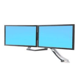 Dualmonitor-Befestigungsset Ergotron, Monitorgr&ouml;&szlig;e 17- 24", schwenkbar bis 360&deg;, Tragkraft max. 16,4 kg
