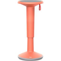 Sitz-/Stehhilfe Interstuhl StandUP, inkl. Tragerinne, h&ouml;henverstellbar, B 330 x H 620-880 mm, Kunststoff, lachsorange