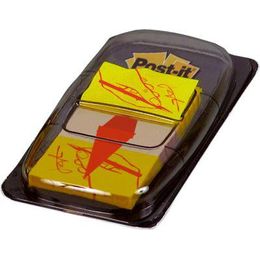 Post-it Index Streifen Standard 680-31, gelb mit Unterschrift