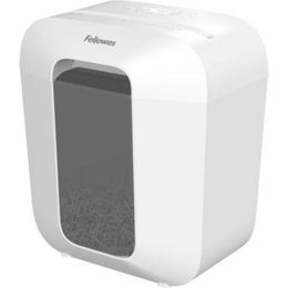 Fellowes Aktenvernichter Powershred&reg; LX25, Partikelschnitt 4 x 37 mm, P-4, 11,5 l, 6 Blatt Schnittleistung, wei&szlig;