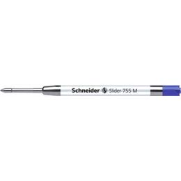 Gro&szlig;raummine M Schneider Slider 755, Strichst&auml;rke M, blau, 10 St&uuml;ck