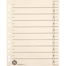 Sch&auml;fer Shop Sch&auml;fer Shop Select Trennbl&auml;tter, DIN A4-Format, Linienaufdruck, 100 St&uuml;ck, mit Lochrand-Verst&auml;rkung