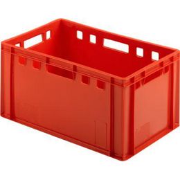 Euro Box Fleischkasten, lebensmittelecht, Inhalt 63,5 L, geschlossene Version, rot