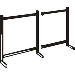 Kerkmann Variabo Leerregal, Grundfeld, einseitig, L 1000 x H 2000 mm