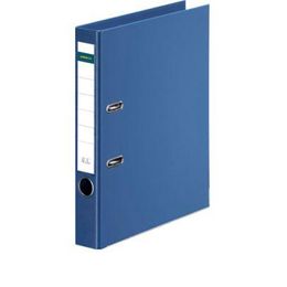 Sch&auml;fer Shop Ordner Sch&auml;fer Shop Select, DIN A4, R&uuml;ckenbreite 50 mm, Griffloch, auswechselbares R&uuml;ckenschild, Polypropylen, 1 St&uuml;ck, blau