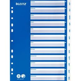 Leitz&reg; PP-Register mit blauem Deckblatt, Kalender Jan.-Dez.