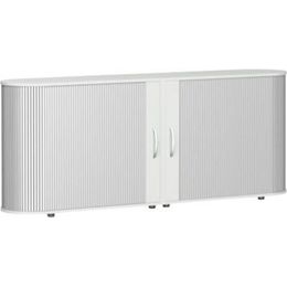 Querrollladenschrank Alicante, B 2000 x T 400 x H 828 mm, lichtgrau