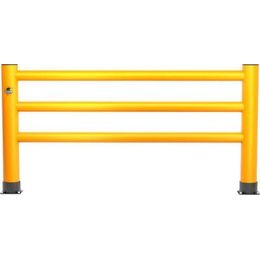 Ampere Handlauf Rack-Mammut&reg;, Kunststoff, L 2000 mm x H 1100 mm, verkehrsgelb