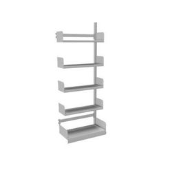 Kerkmann Variabo Freiarmregal, Anbaufeld, einseitig, 250 mm Fachbodentiefe, 750 x 2000 mm