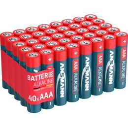 Alkaline Batterien Ansmann, Micro AAA, 7 Jahre Lebensdauer, 40 St&uuml;ck