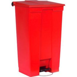 Tretabfalleimer Rubbermaid Legacy, 87 Liter, Step-on, Deckeld&auml;mpfer, Kunststoff, rot