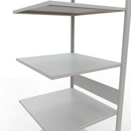 SCHULTE LAGERTECHNIK - Stecks.Anbaur. mit L&auml;ngenriegel - 3000x750x800 mm, Typ 150 kg