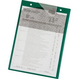 EICHNER Auftragstasche Secure, f&uuml;r DIN A4 Dokumente, 10 St&uuml;ck, inkl. Schl&uuml;sselfach, B 230 x T 5 x H 330 mm, gr&uuml;n