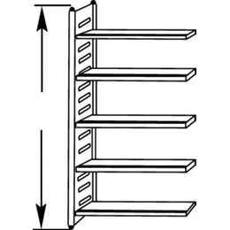 Regalfeld, 2200 x 750 x 600 mm