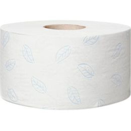 Tork&reg; Premium Toilettenpapier Mini Jumbo Rolle 110253, 2-lagig, extra weich, hochwertig, 12 Rollen &aacute; 170 m, wei&szlig;