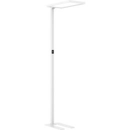 LED-Stehleuchte Dotlux ROOFbutler, 80 W, 8800 lm, 4000 K, dimmbar, Anwesenheitssensor, wei&szlig;