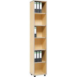 Sch&auml;fer Shop Sch&auml;fer Shop Select Regal MOXXO IQ, Holz, 6 F&auml;cher, 6 OH, B 401 x T 362 x H 2168 mm, Ahorn-Dekor