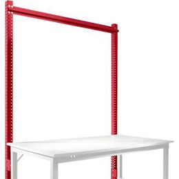 Manuflex Aufbauportal, f&uuml;r Grundtische Universal/Profi Standard, f&uuml;r Tischbreite 1500 mm, rubinrot