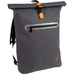 Rucksack Exacompta Exactive Young, f&uuml;r Laptops bis 15,6'', wasserdicht, B 330 x T 140 x H 480 mm, Polyurethan, grau