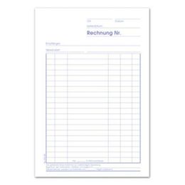 Format Rechnungsbuch A5 2x40 hoch