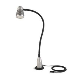 BAUER & BÖCKER LED-Arbeitsleuchte Bauer & Böcker Flexi 90°, 4,5 W, 450 lm, 5500 K, dimmbar, neigbar, Magnetfuß, IP65, L 600 mm, Aluminium, grau-schwarz