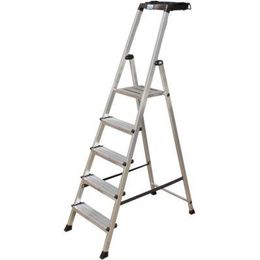 Krause Secury Stufen-Stehleiter, 5 Stufen