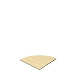 Sch&auml;fer Shop Sch&auml;fer Shop Select Verkettungsplatte Moxxo IQ, 90&deg;, Viertelkreis, B 800 x T 800 mm, Ahorn-Dekor
