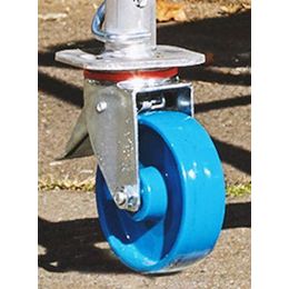 Fahrrollen Satz f&uuml;r Arbeitsger&uuml;st Krause ClimTec, &Oslash; 125 mm